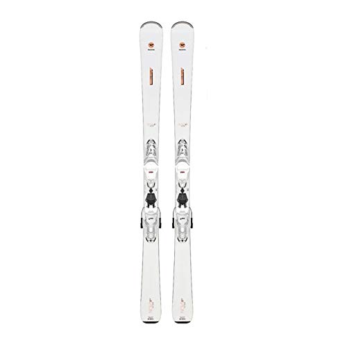 Rossignol Nova 8 CA Womens Skis 163 W/Xpress 11 GW Bindings White Sparkle