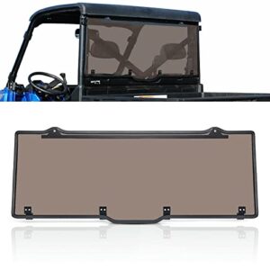 boardroad rear full windshield heavy duty windscreen for 2017 18 19 20 21 22 polaris ranger xp 1000/ crew, 13-19 polaris ranger xp 900/ crew,scratch resistant, rear window clear | 1/4″ polycarbonate