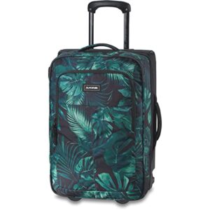 dakine carry on roller 42l wheeled travel bag (night tropical)