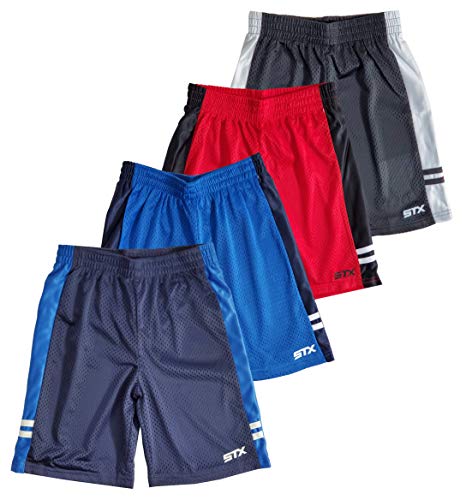 STX Boys' Big Athletic Short, Classic Style Black, 10/12