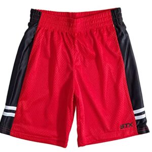 STX Boys' Big Athletic Short, Classic Style Black, 10/12