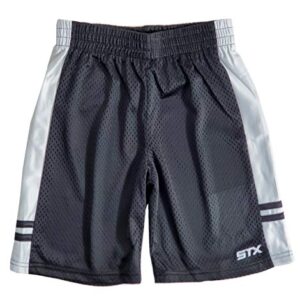 STX Boys' Big Athletic Short, Classic Style Black, 10/12