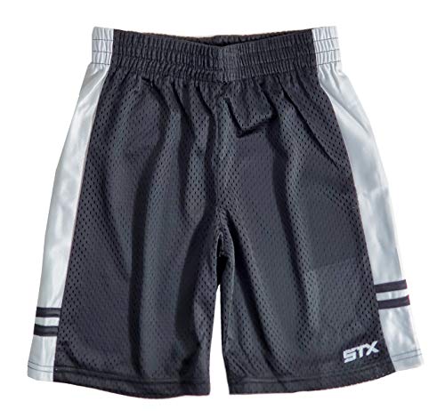 STX Boys' Big Athletic Short, Classic Style Black, 10/12