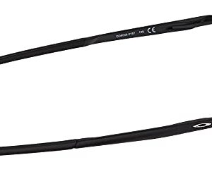 Oakley Men's OO6038 Gauge 6 Titanium Square Sunglasses, Powder Coal/Prizm Black, 57 mm