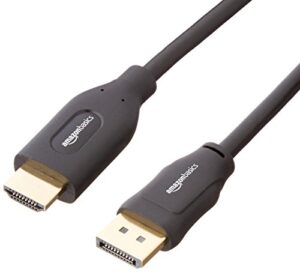 amazon basics uni-directional displayport to hdmi cable – 3 feet, 5-pack