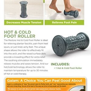 Gaiam Restore Hot/Cold Foot Massage Roller