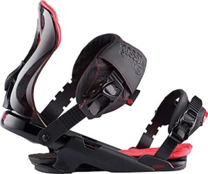 rossignol cobra mens snowboard bindings black m/l (8+)