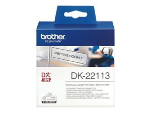 brother dk-22113 – film – clear – roll (6.2 cm x 15.2 m)