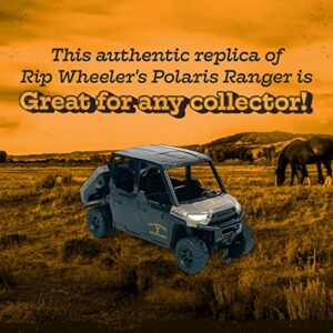 Big Country Toys AMT Adult Collectibles Rip Wheeler Yellowstone Polaris Ranger Truck with Trailer, Realistic Collectible