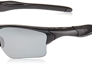 Oakley mens Oo9154 Half Jacket 2.0 Xl Sunglasses, Polished Black/Black Iridium Polarized, 62 mm US