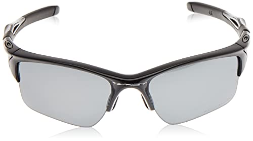 Oakley mens Oo9154 Half Jacket 2.0 Xl Sunglasses, Polished Black/Black Iridium Polarized, 62 mm US