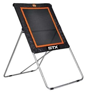 stx lacrosse bounce back training aid , black , 4 x 3 -feet