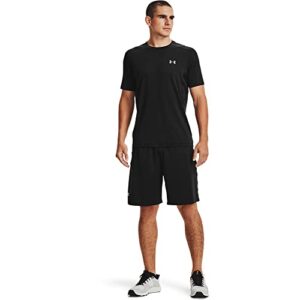 Under Armour Men's Raid 2.0 Workout Gym Shorts , Black (001)/White , X-Large