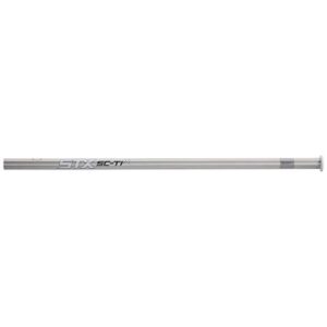 stx mens sc-ti alloy handle lacrosse shafts, platinum, attack mid us