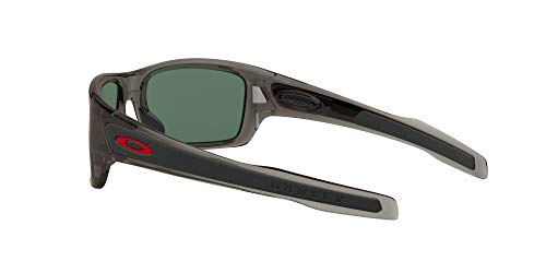 Oakley Youth Kids' OJ9003 Turbine XS Rectangular Sunglasses, Grey Smoke/Prizm Ruby, 57 mm