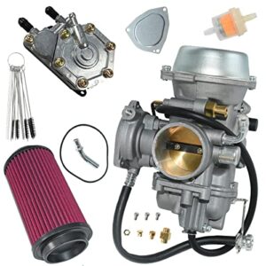 jdllong carburetor for polaris sportsman 500 4x4 ho 2001-2005 & 2010-2012,1997-2009 scrambler 500 4×4,2000 2001 2002 trail boss 325 carb with fuel pump & air filter