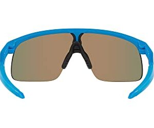 Oakley Youth OJ9010 Resistor Rectangular Sunglasses, Sky Blue/Prizm Ruby, 20 mm