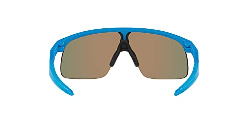 Oakley Youth OJ9010 Resistor Rectangular Sunglasses, Sky Blue/Prizm Ruby, 20 mm