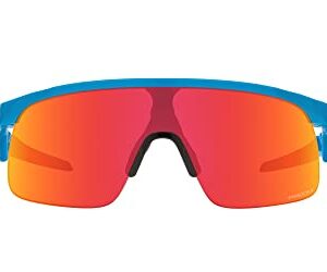 Oakley Youth OJ9010 Resistor Rectangular Sunglasses, Sky Blue/Prizm Ruby, 20 mm