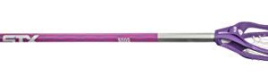 STX Lacrosse Crux 100 Complete Stick with Crux Mesh Pocket, Orchid