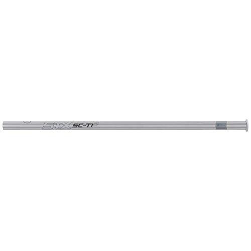 STX mens Sc-Ti Alloy Handle lacrosse shafts, Platinum, Attack Mid US