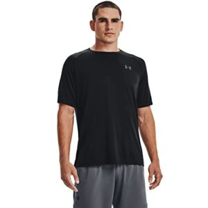 under armour men’s tech 2.0 short-sleeve t-shirt , black (001)/graphite , x-large tall