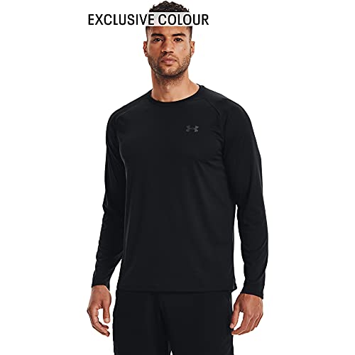 Under Armour Men's Tech 2.0 Long Sleeve T-Shirt , Black (001)/Graphite , Large