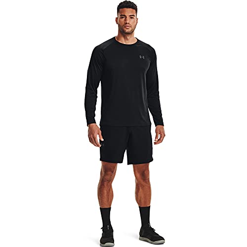 Under Armour Men's Tech 2.0 Long Sleeve T-Shirt , Black (001)/Graphite , Large