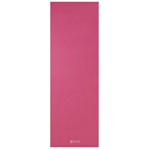 Gaiam Essentials Premium Yoga Mat with Yoga Mat Carrier Sling, Pink, 72 InchL x 24 InchW x 1/4 Inch Thick