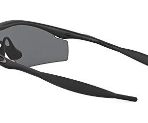 Oakley Men's OO9060 M Frame Strike Rectangular Sunglasses, Black/Grey, 29 mm