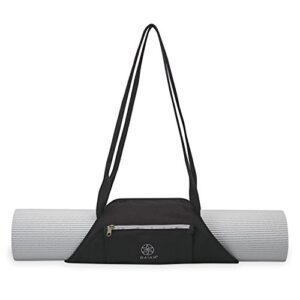 gaiam on-the-go yoga mat carrier, granite storm