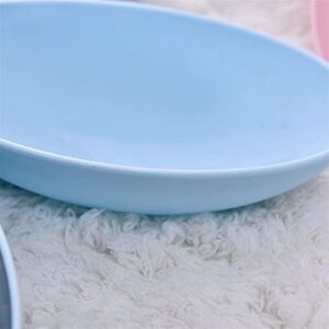 FUUIE Bowls for Food and Water Bowl of Pet Food Feeder Healthy Eating Dish (Color : Blue)