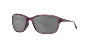 oakley woman sunglasses trans indigo frame, black iridium lenses, 59mm