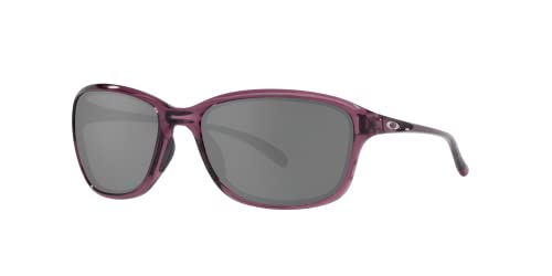 Oakley Woman Sunglasses Trans Indigo Frame, Black Iridium Lenses, 59MM