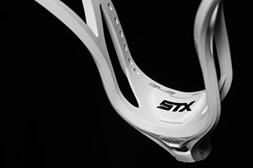 STX Lacrosse Stallion U 550 Attack/Middie Men's Complete Stick, White/White/Platinum