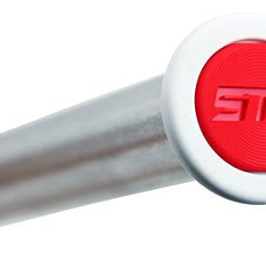 STX Lacrosse Stallion U 550 Attack/Middie Men's Complete Stick, White/White/Platinum