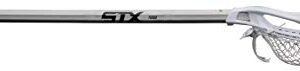 STX Lacrosse Stallion U 550 Attack/Middie Men's Complete Stick, White/White/Platinum