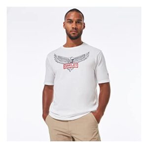 Oakley Men's SI Eagle Tab Tee, White, Large