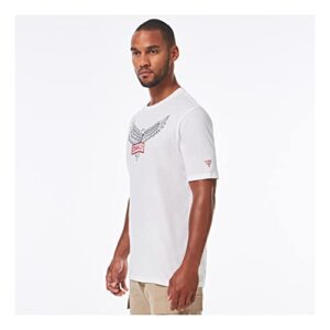 Oakley Men's SI Eagle Tab Tee, White, Large