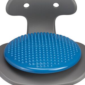 Gaiam Kids Wobble Cushion Wiggle Seat Balance Disk for Flexible Seating - Classroom Kids Student Desk Exercise Chair for Sensory & Stability - Blue