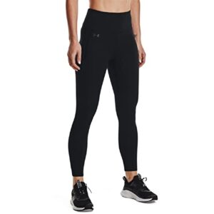 under armour women’s motion ankle leggings , black (001)/jet gray , small