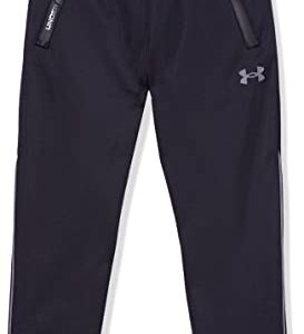 Under Armour girls Pennant Tapered Sweatpants, Black - Core, 4 US