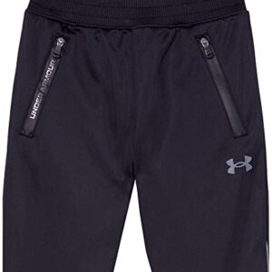 Under Armour girls Pennant Tapered Sweatpants, Black - Core, 4 US