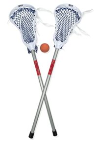 stx fiddlestx two pack mini super power with plastic handle and one ball, 30-inch,white/grey