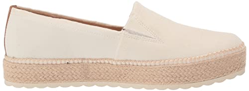 Dr. Scholl's Shoes Women's Sunray Espadrilles Loafer, White Canvas, 8.5