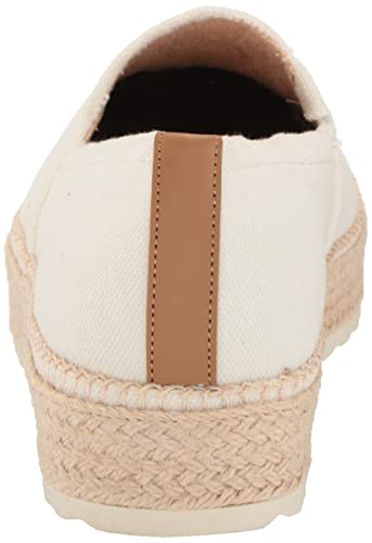 Dr. Scholl's Shoes Women's Sunray Espadrilles Loafer, White Canvas, 8.5