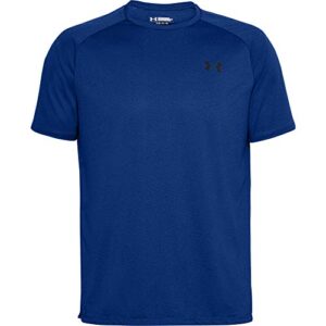 Under Armour Men's Tech 2.0 Novelty Short-Sleeve T-Shirt , Royal Blue (400)/Black , X-Large