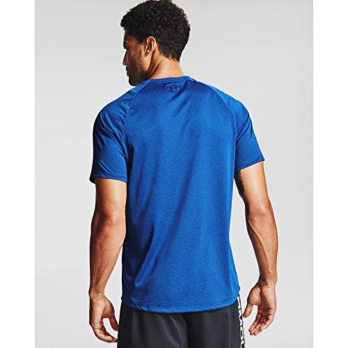 Under Armour Men's Tech 2.0 Novelty Short-Sleeve T-Shirt , Royal Blue (400)/Black , X-Large