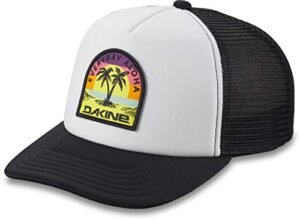 dakine casual everyday aloha trucker caps, black, os