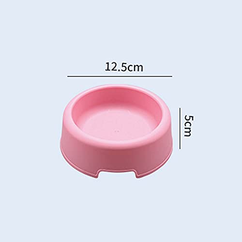 FUUIE Bowls for Food and Water Non-Slip Pet Dog Cat Bowl Pet Resin Round Bowl for Kitten Cat Dog Pet Feeding Cat Water Bowl for Cats Pet Cat Feeding Products (Color : Blue)